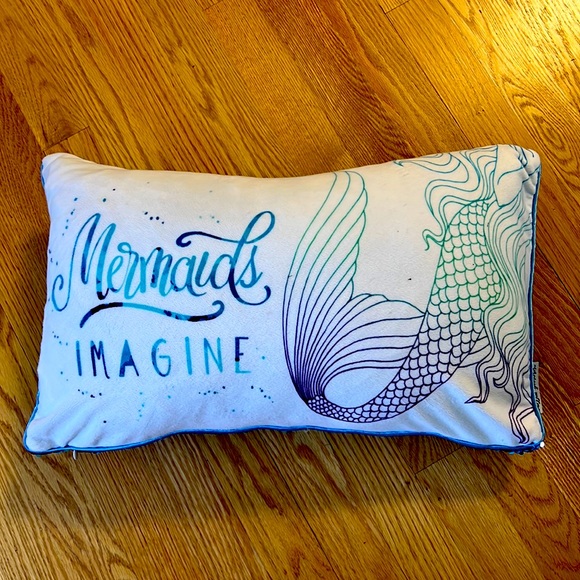mermaid pillow company | Bedding | Mermaids Imagine Pillow | Poshmark